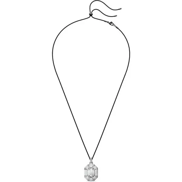 SWAROVSKI Lucent Crystal Pendant Necklace - Silver