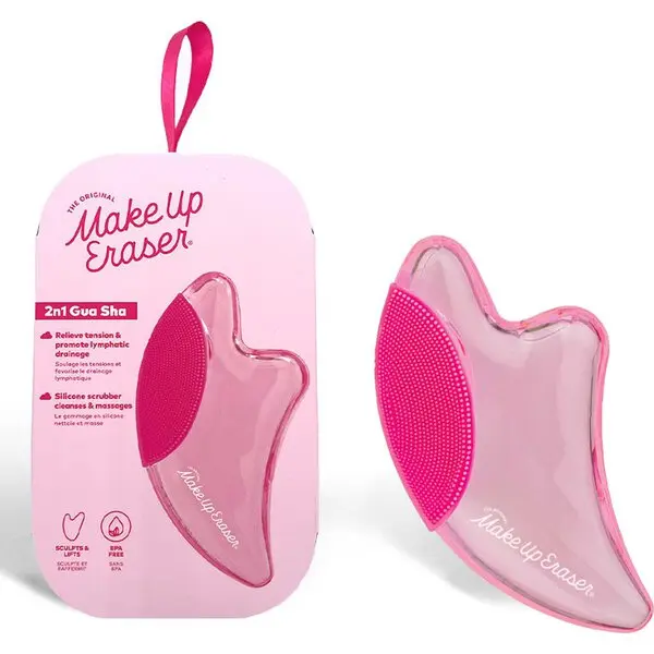 THE ORIGINAL MAKEUP ERASER Puff Eraser 2-in-1 Gua Sha