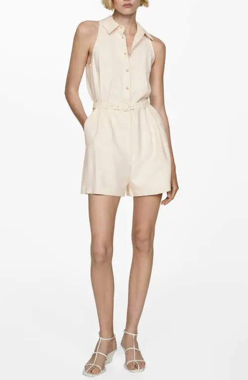 Mango Belted Romper