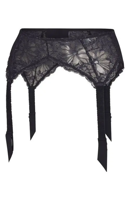 SAVAGE X FENTY Bold Floral Lace Garter Belt