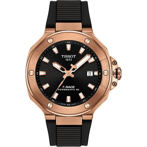 TISSOT T-race Powermatic 80 Silicone Strap Watch
