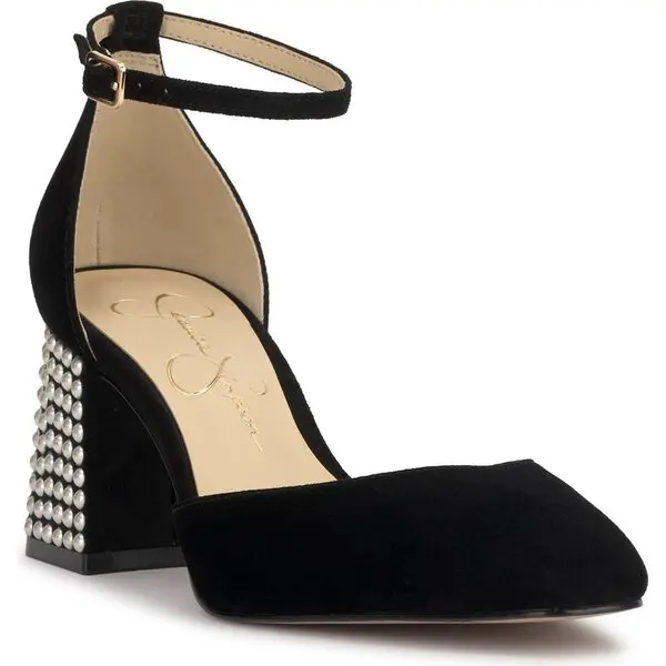 Jessica Simpson Fulian Ankle Strap Pump - Black