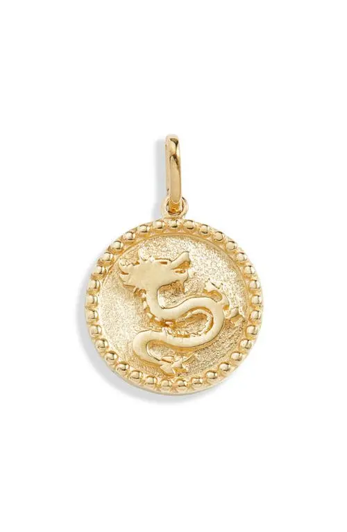 Anzie Dew Drop Dragon Medallion Pendant