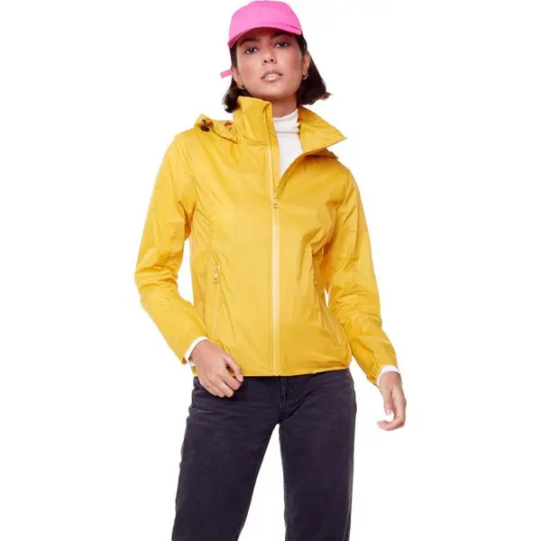 ALPINE NORTH Pelly Recycled Ultralight Windshell Jacket - Yellow