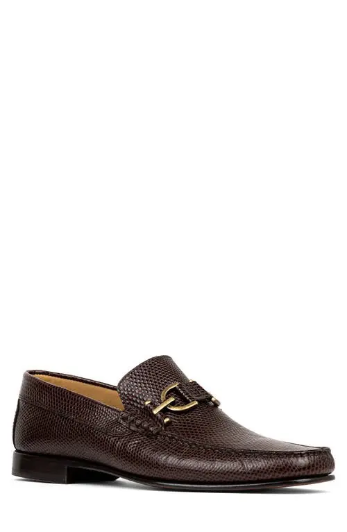 DONALD PLINER Dacio Bit Loafer - Dark Brown