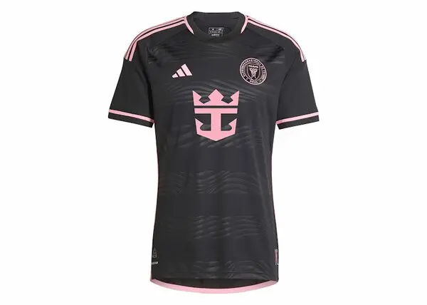 Adidas Inter Miami Cf 23/24 Away Authentic Jersey - Black/bliss Pink