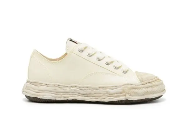 Mihara Yasuhiro Peterson 23 Og Sole Canvas Low Top Sneakers - White