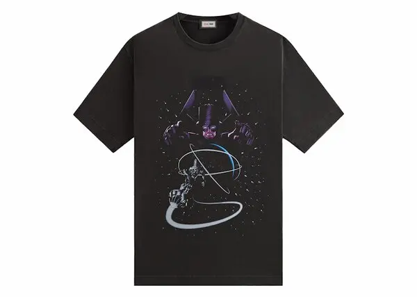 Kith X Marvel World Destroyer Vintage Tee Shirt - Black