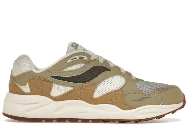 Saucony Grid Shadow 2 Sneakers - Sand/sage