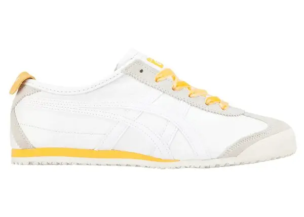 Asics Onitsuka Tiger Mexico 66 Lace Up Sneakers - White/tiger Yellow