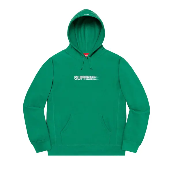 Supreme Motion Logo Hooded Sweatshirt - Green