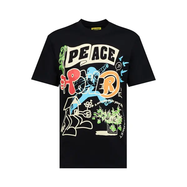 MARKET Peace And Power Tee - Black