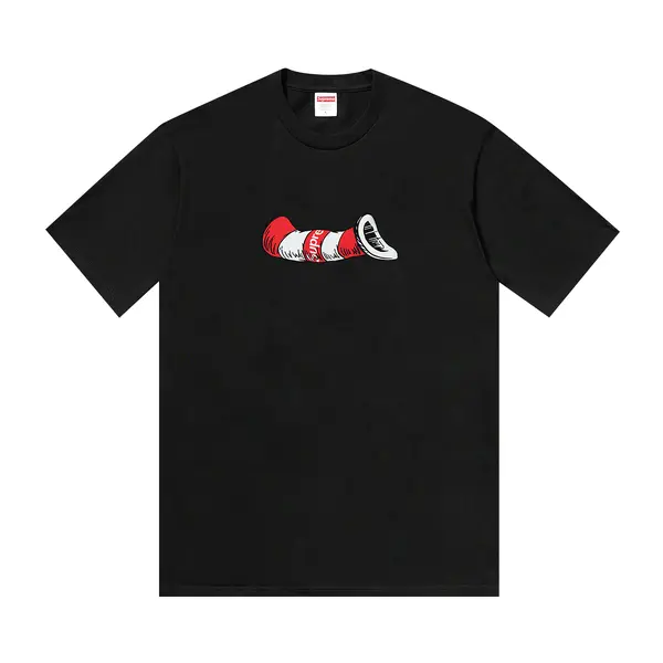 Supreme Cat In The Hat T-shirt - Black