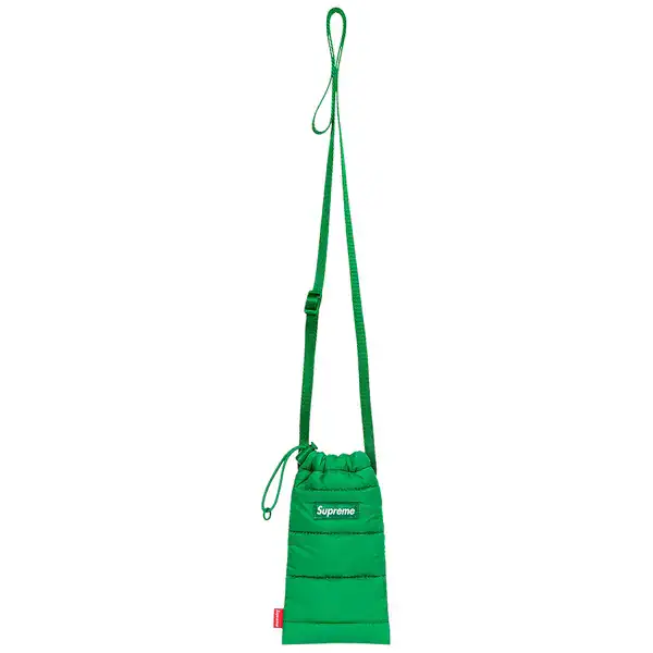 Buy Supreme Puffer Neck Pouch 'Green' - FW22B20 GREEN | GOAT
