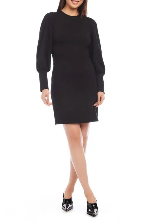 Buy Karen Kane Long Sleeve Ponte Shift Dress Black At 40% Off