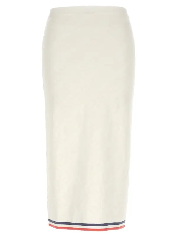 Authentic Fendi Fendi White Pencil Skirt Buy Fendi All Over Logo