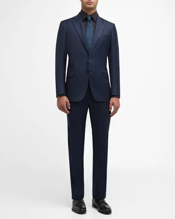 Brioni Windowpane Wool Suit