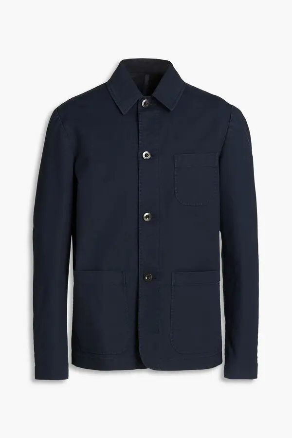 SLOWEAR Montedoro Cotton-blend Jacket - Navy
