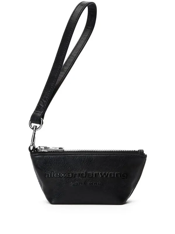 Alexander Wang Logo-embossed Leather Purse