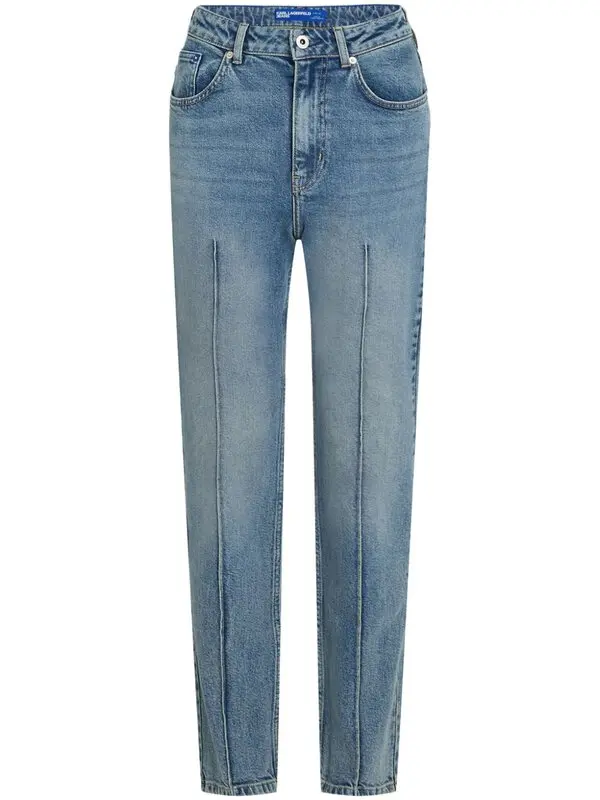 Karl Lagerfeld High-rise Tapered Jeans