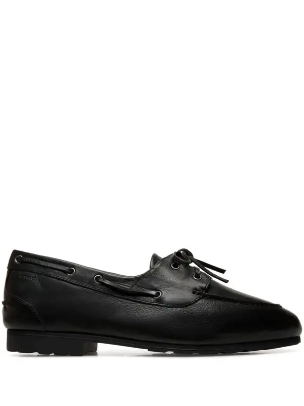 Bally Leather Loafers - Black