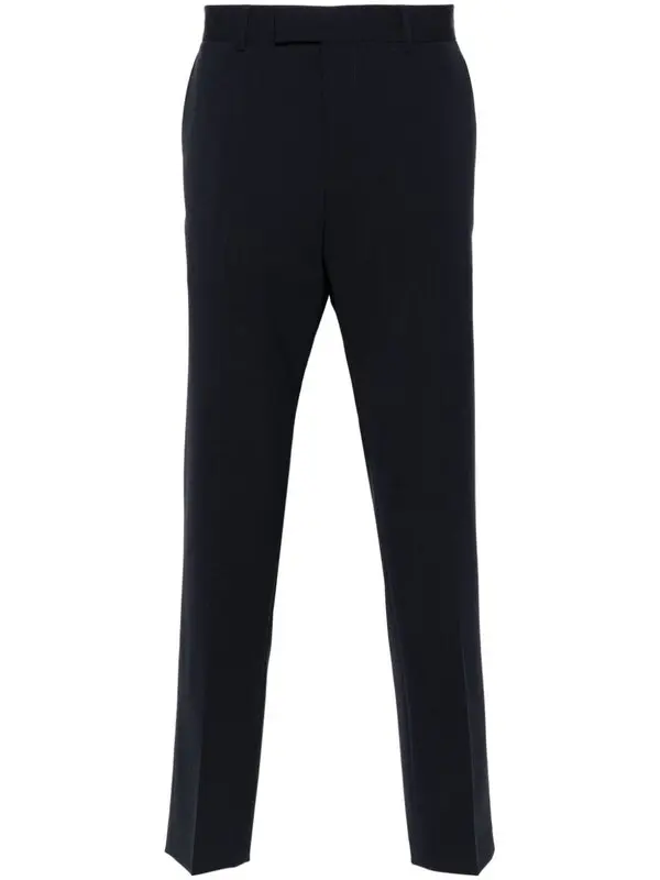 Hugo Boss Virgin Wool Blend Tapered Trousers