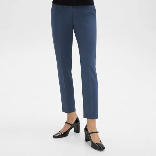 Theory Leather Mary Jane Pumps