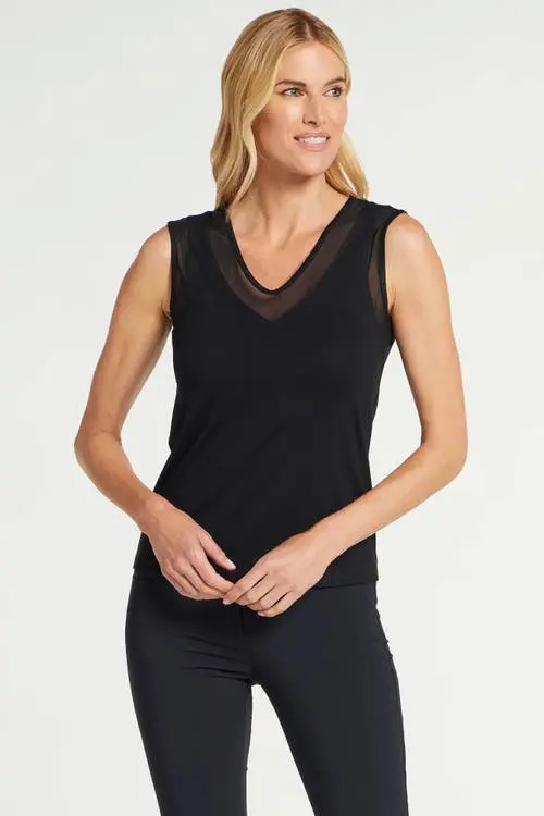 Anatomie Jackson Pima Tank - Black