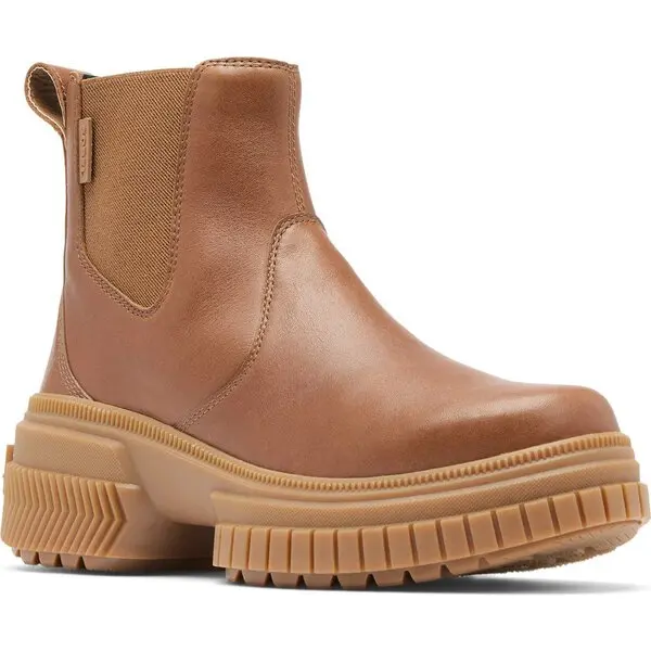 Sorel Ona Ave Waterproof Chelsea Boot - Velvet Tan/gum 2