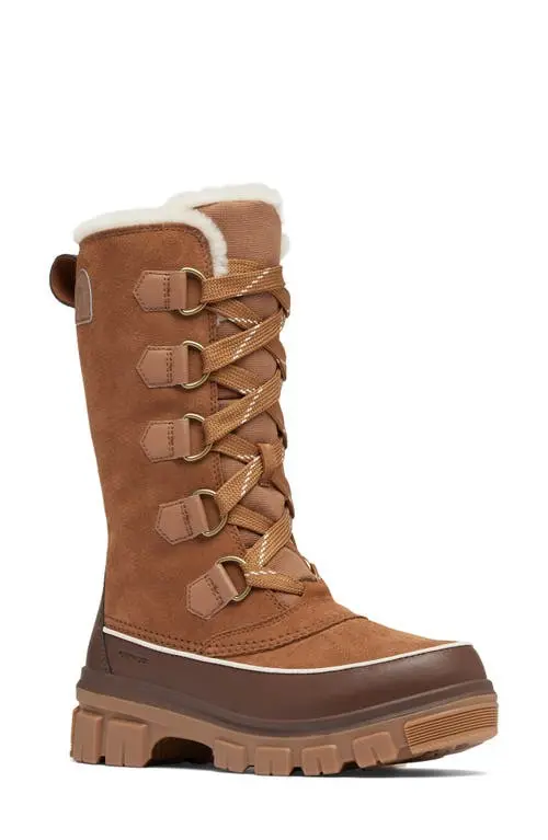 Sorel Tivoli V Tall Waterproof Boots - Velvet Tan/ Tobacco
