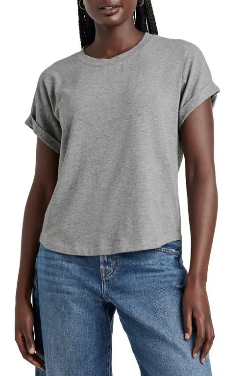 Splendid Skye Slub T-shirt - Heather Grey