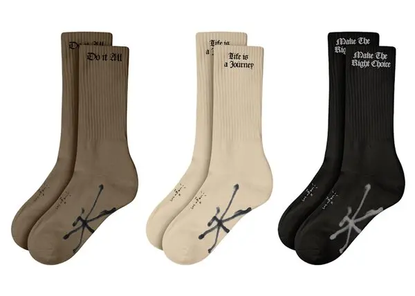 TRAVIS SCOTT Cactus Jack Trexx Crew Sock Set