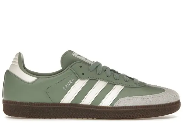 Adidas Samba Og Sneakers - Silver Green/chalk White/gum