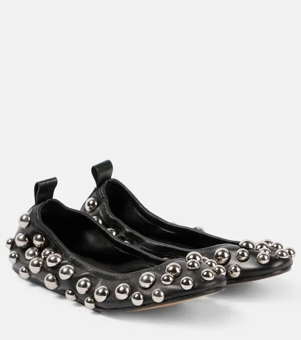 Isabel Marant Belna Leather Ballerinas