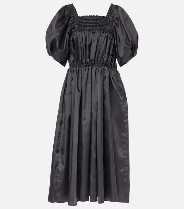 Noir Kei Ninomiya Shirred Midi Dress