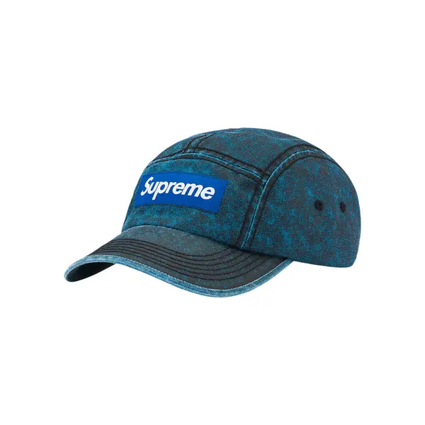 Supreme Washed Cordura Camp Cap - Blue