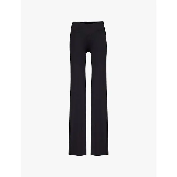 GYMSHARK Crossover Flared-leg Tall Stretch-woven Leggings