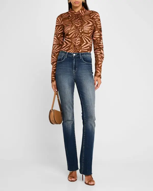 Ramy Brook Priscilla Lace Button-front Shirt