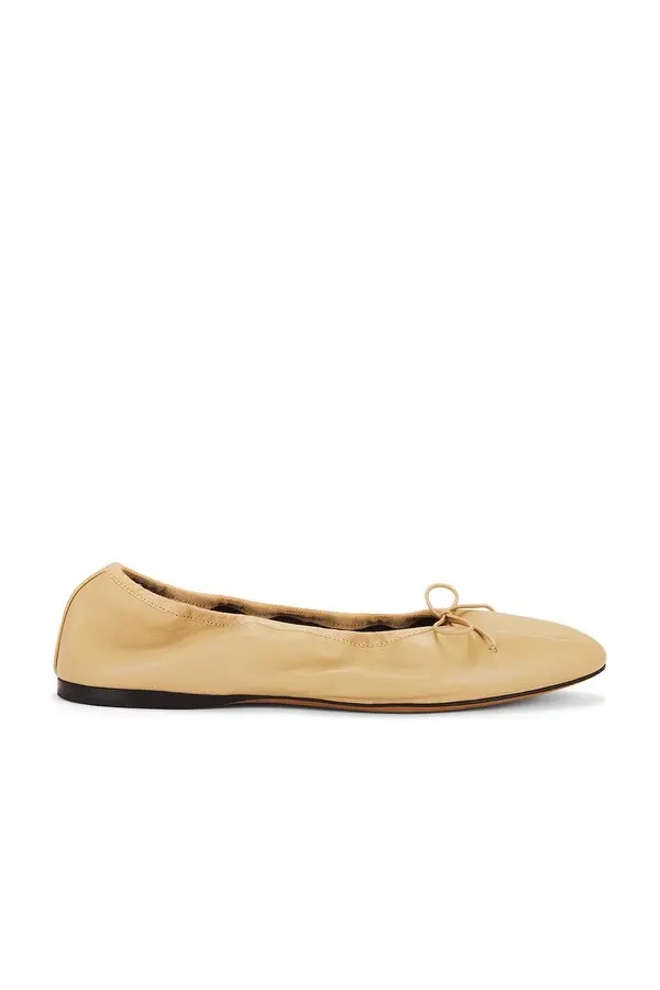 THE ROW Awar Ballerina Flat - Light Beige