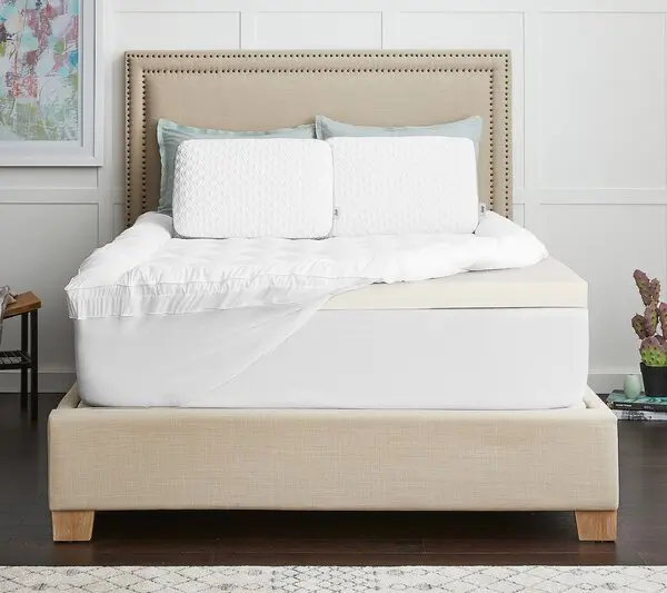TEMPUR-PEDIC As Is 3' + 1' Pillowtop Mattress Topper Twin