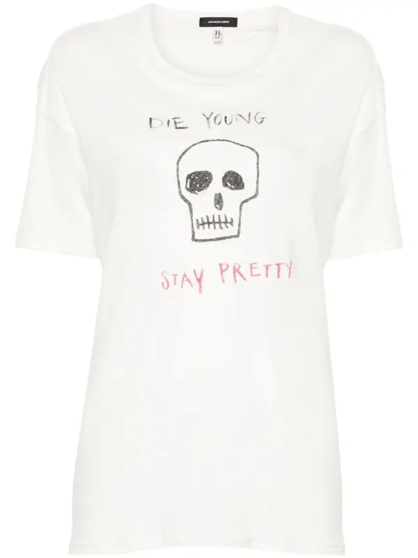 R13 Slogan-print T-shirt