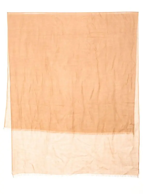 N.peal Fringed-edge Ultrafine Cashmere Scarf