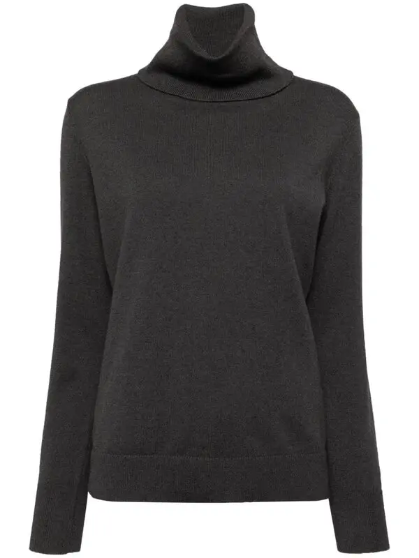 N.peal Loose Cashmere Jumper - Grey