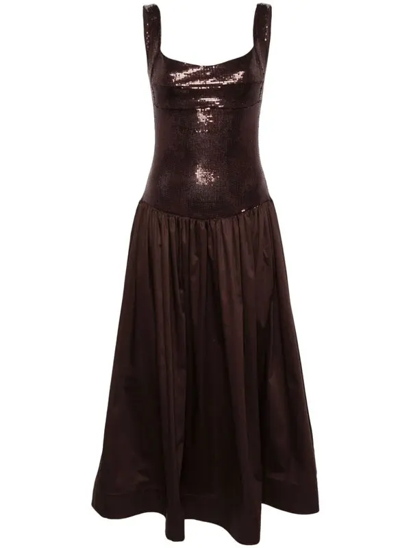 ATU BODY COUTURE Corset-detail Gown - Brown