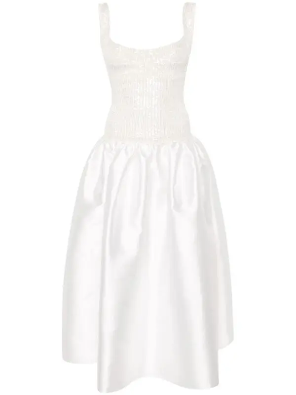 ATU BODY COUTURE Corset-detail Gown - White