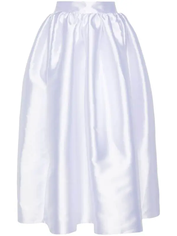 ATU BODY COUTURE Full Midi Skirt - White
