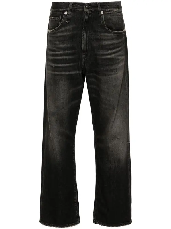 R13 Logo-patch Straight Leg Jeans