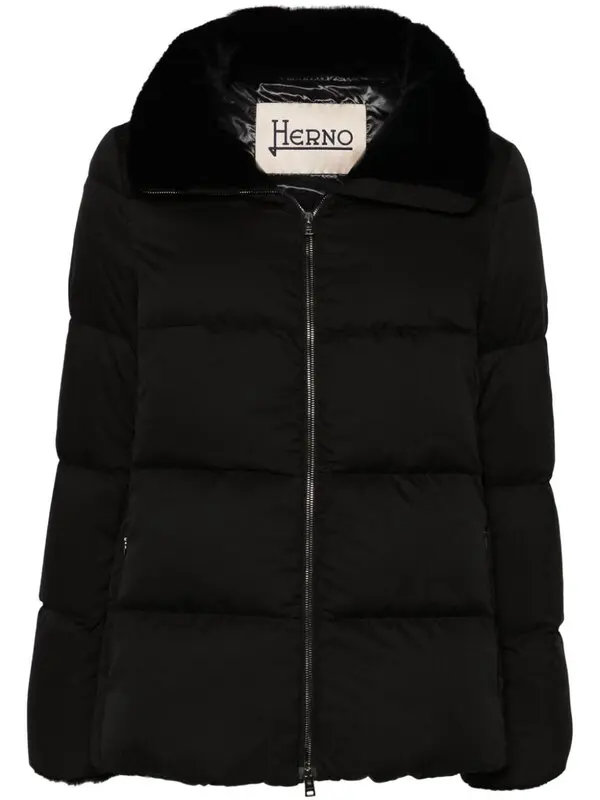 Herno Faux-fur Collar Puffer Jacket