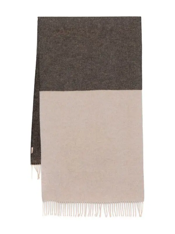 TWINSET Logo-embossed Scarf - Neutrals