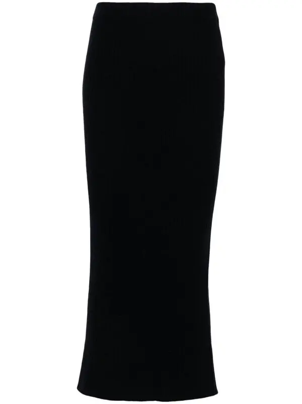 ALLUDE Cashmere Midi Skirt